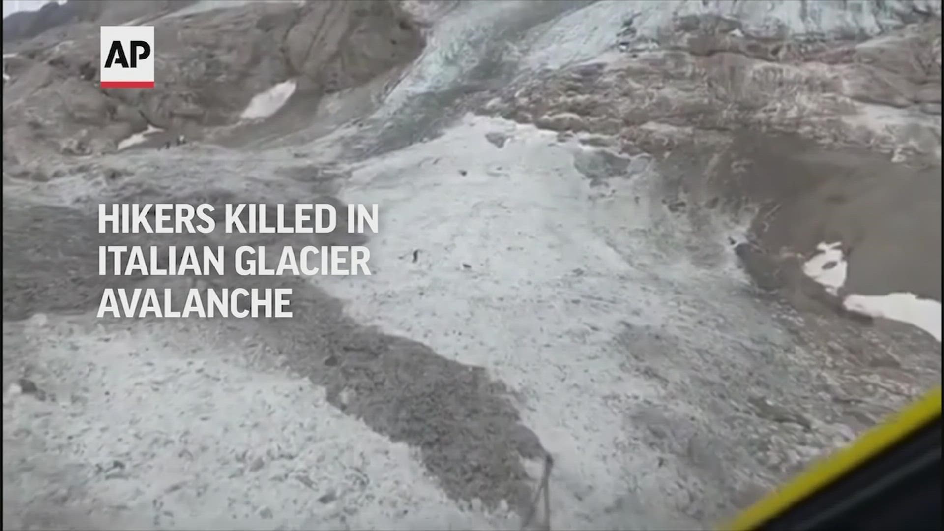 Alpine glacier avalanche: 7 dead, 13 unaccounted for in Italy | kgw.com