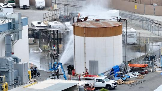 40,000 people under evacuation orders after a chemical tank leak in ...