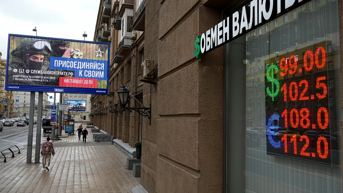 Russian sanctions working as Moscow spends more on war | kgw.com