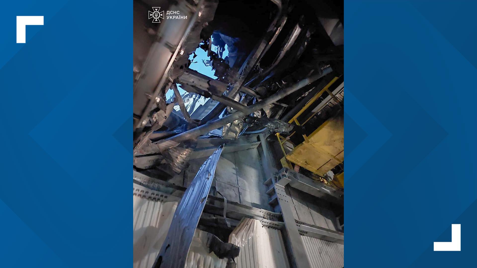 Outer shell of Ukraine's Chernobyl nuclear plant hit by drone | kgw.com