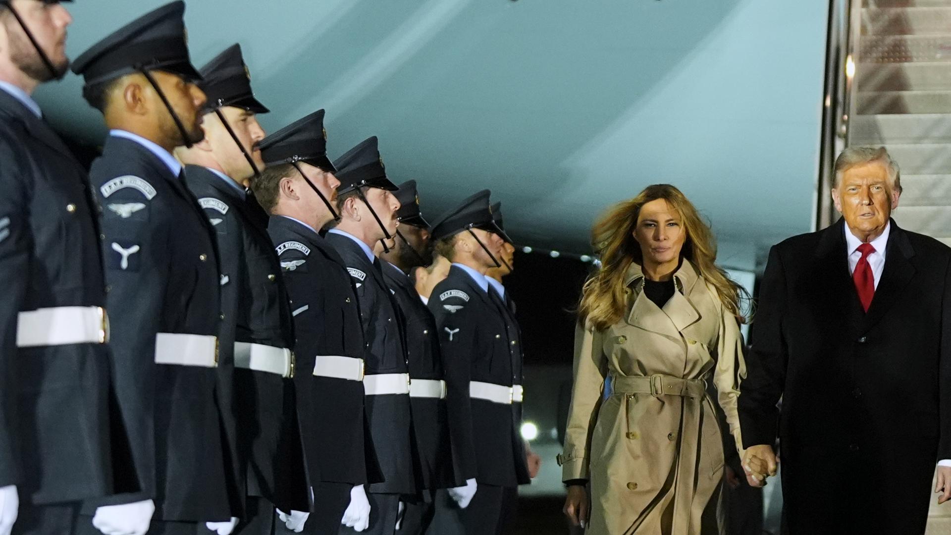 UK activists protest Trump's Windsor Castle visit with Epstein pictures ...