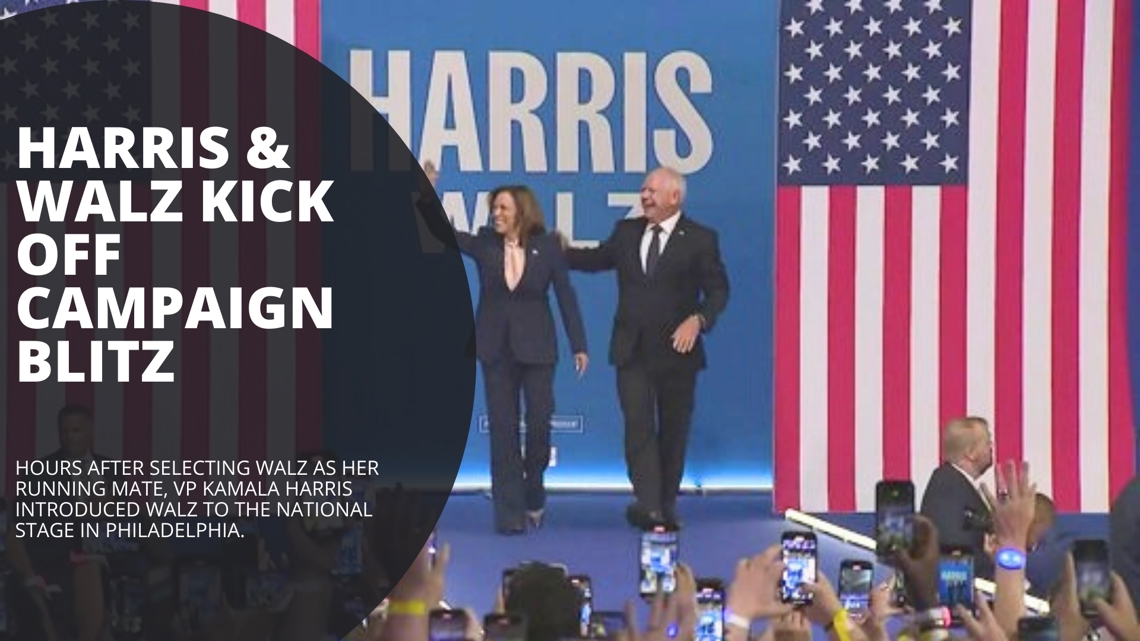 In the News Now | Harris & Walz kick off presidential campaign | kgw.com