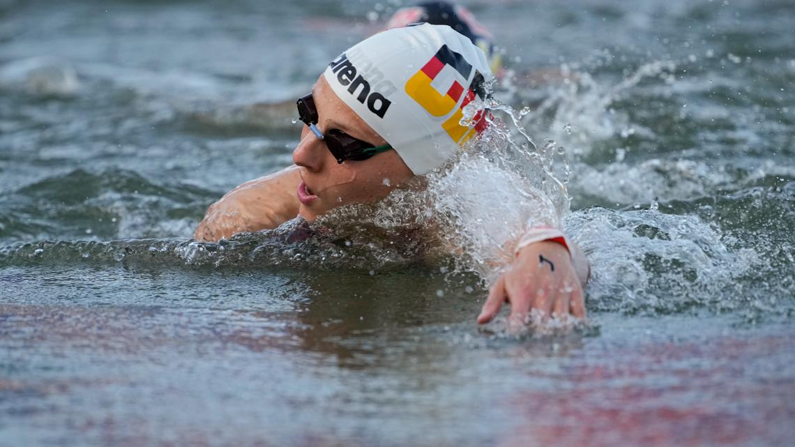 Open water swimmers sick after Olympic races in Seine River | kgw.com
