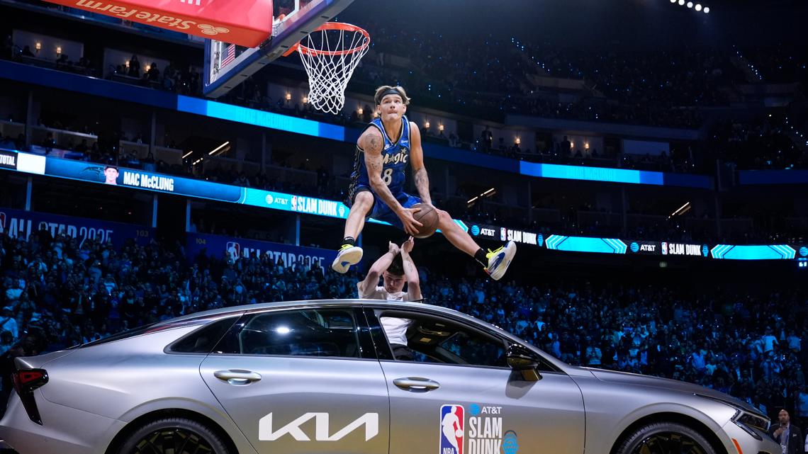 McClung dominates NBA dunk contest with perfect scores | kgw.com