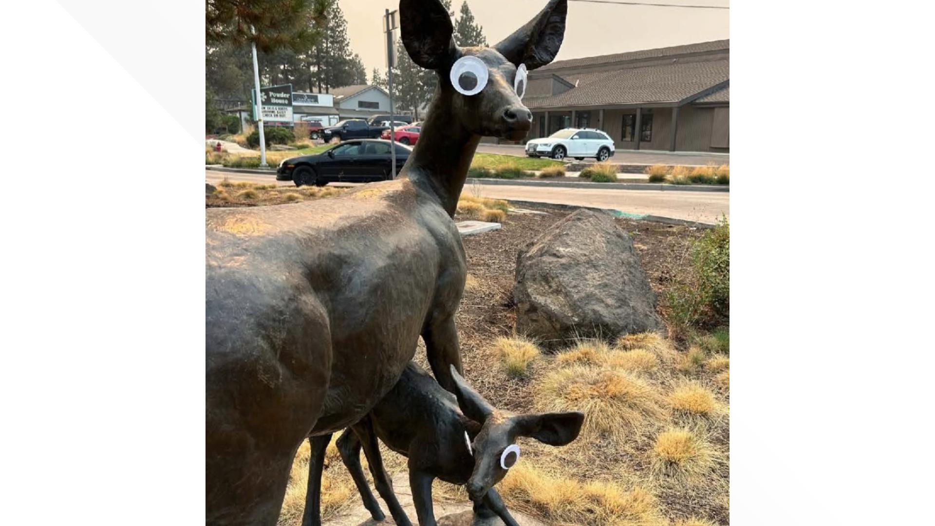 Man says he was behind some of the viral googly eyes on Oregon public ...
