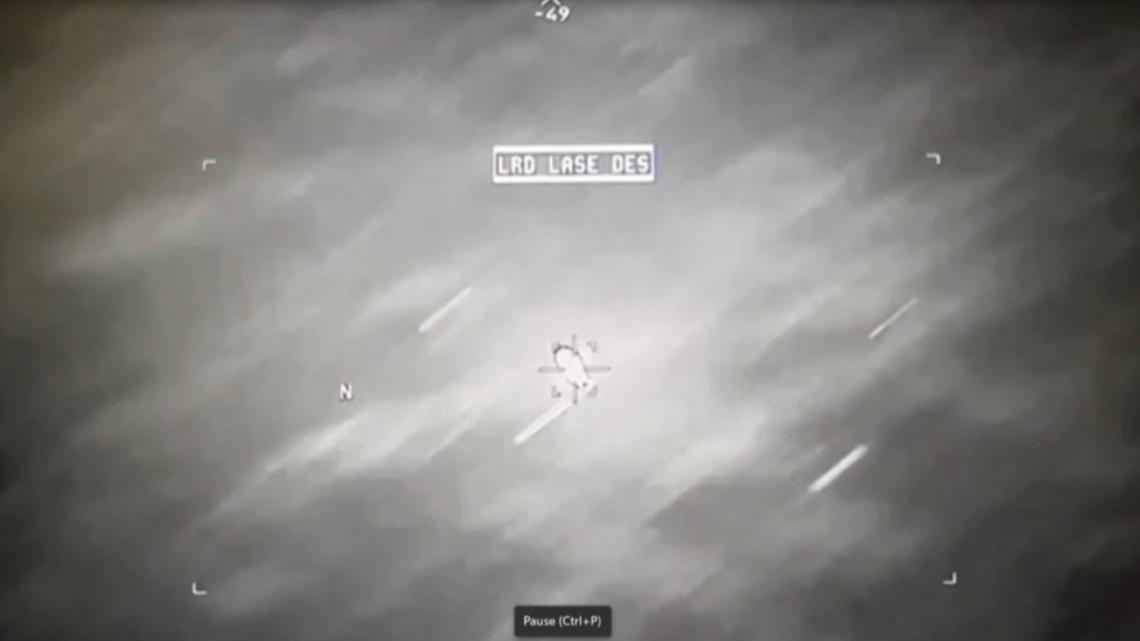 UFO hearing video shows hellfire missile shot at UAP in 2024 | kgw.com