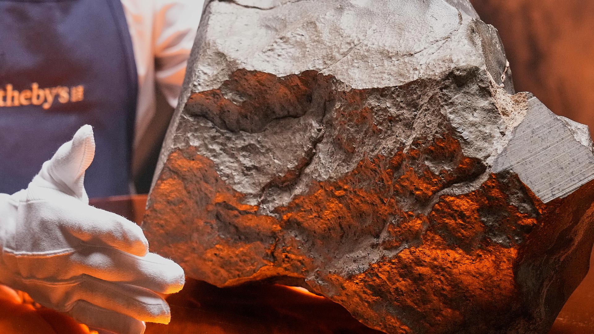 Largest piece of Mars on Earth sells for over $5M in NYC auction | kgw.com