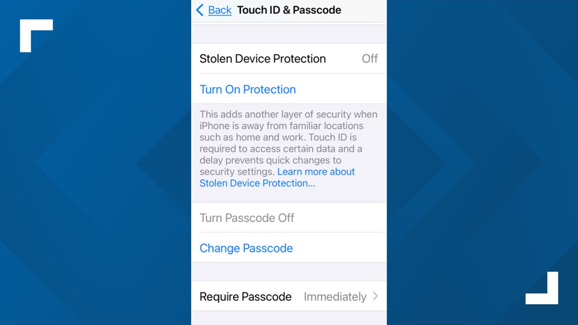 How to set up Apple's Stolen Device Protection on iPhones | kgw.com
