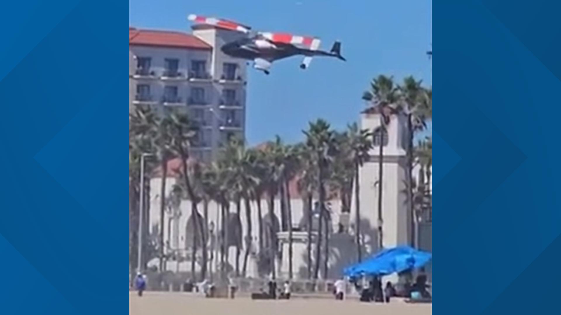 5 hurt in Huntington Beach helicopter crash | kgw.com