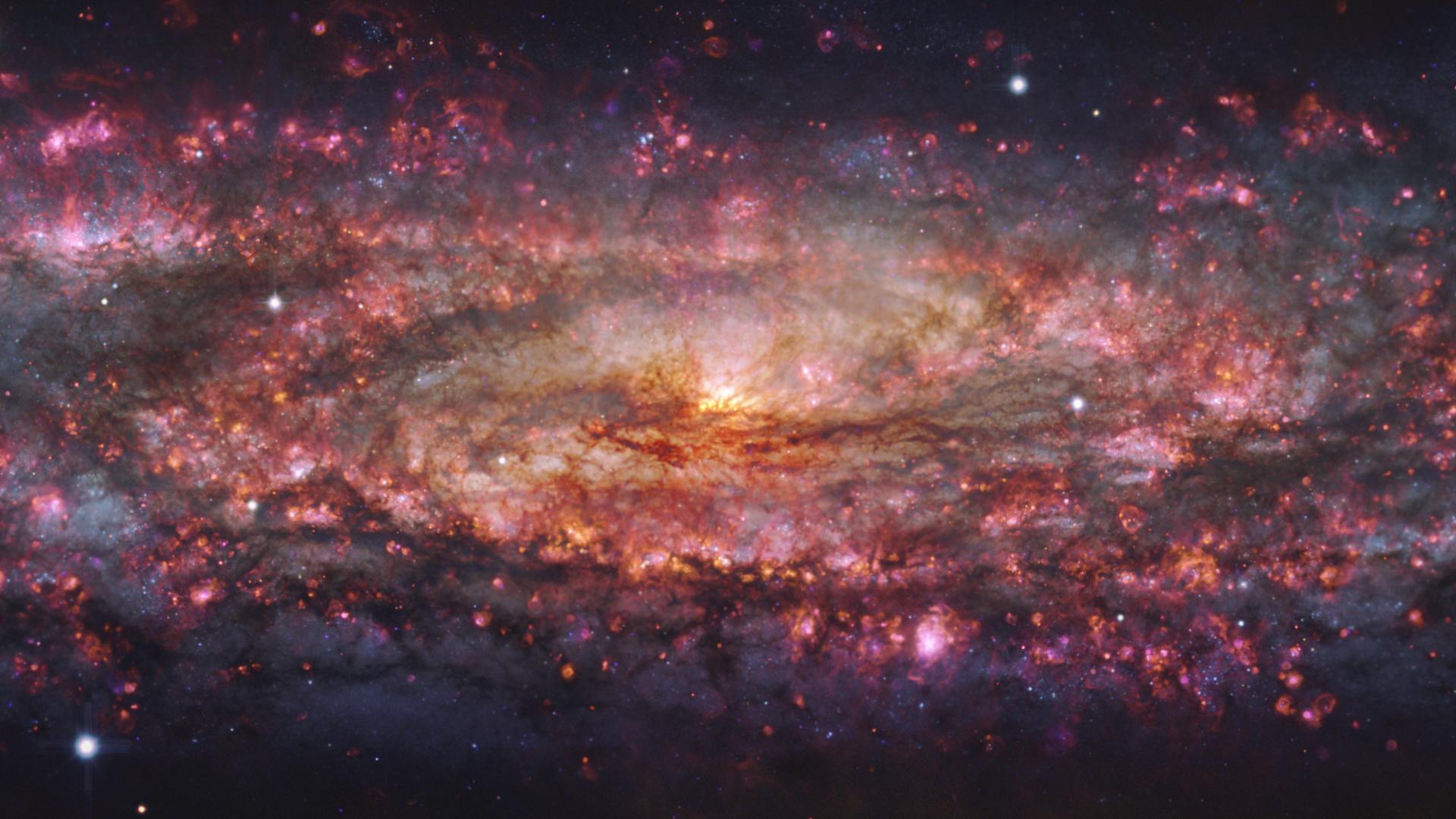 Astronomers unveil dazzling Sculptor galaxy image | kgw.com