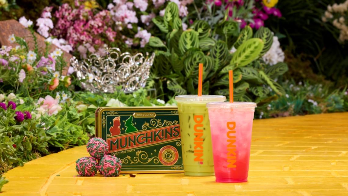 Dunkin’ goes 'Wicked' with new pink-and-green drinks and treats | kgw.com