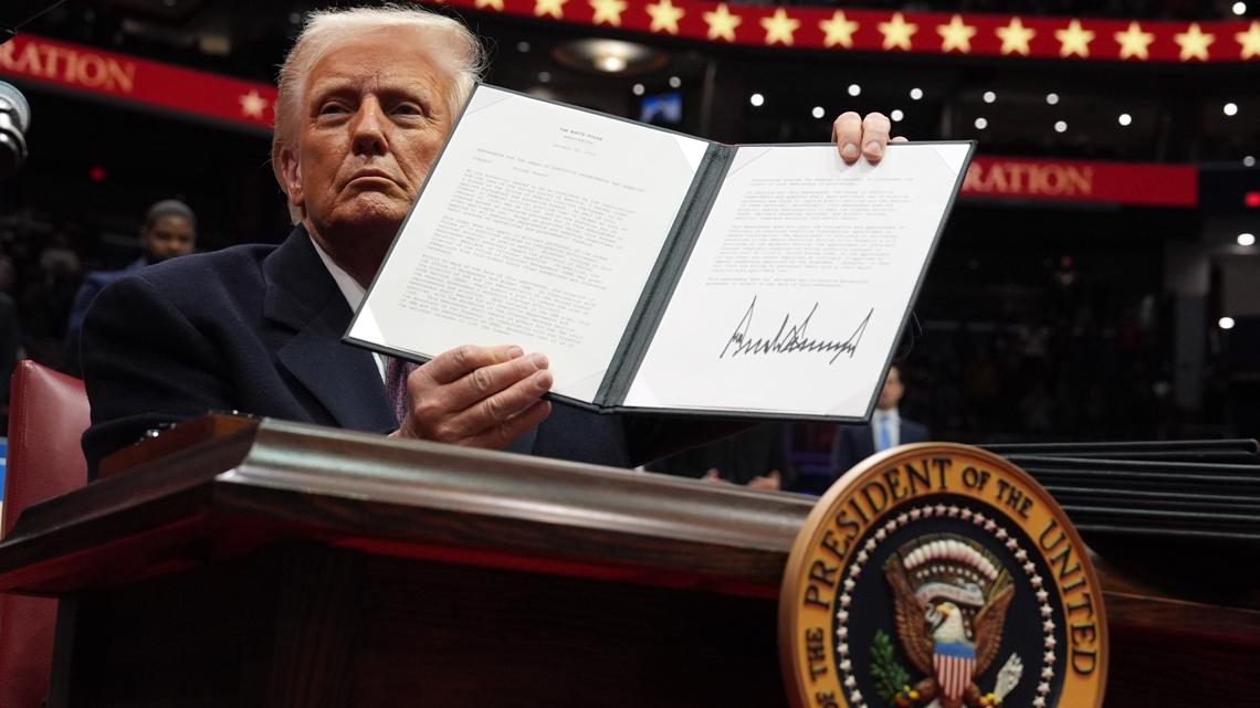 What has Trump done so far? Extensive list of the executive orders he's ...