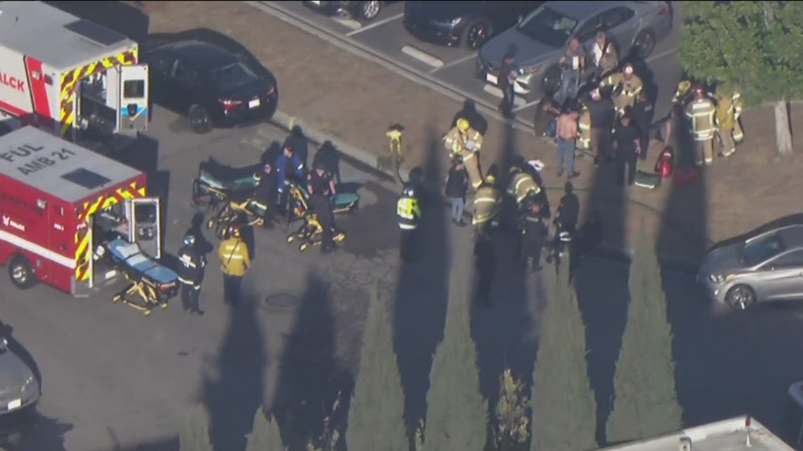 Small plane crashes into building in Southern California | kgw.com