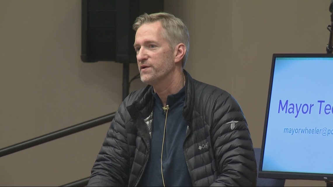 Mayor Wheeler addresses Portland's homeless crisis | kgw.com