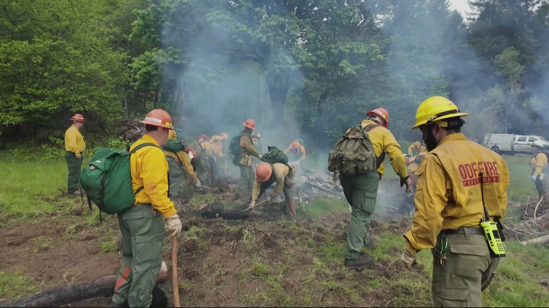 Adults in custody train to fight wildfires at Oregon's South Fork ...