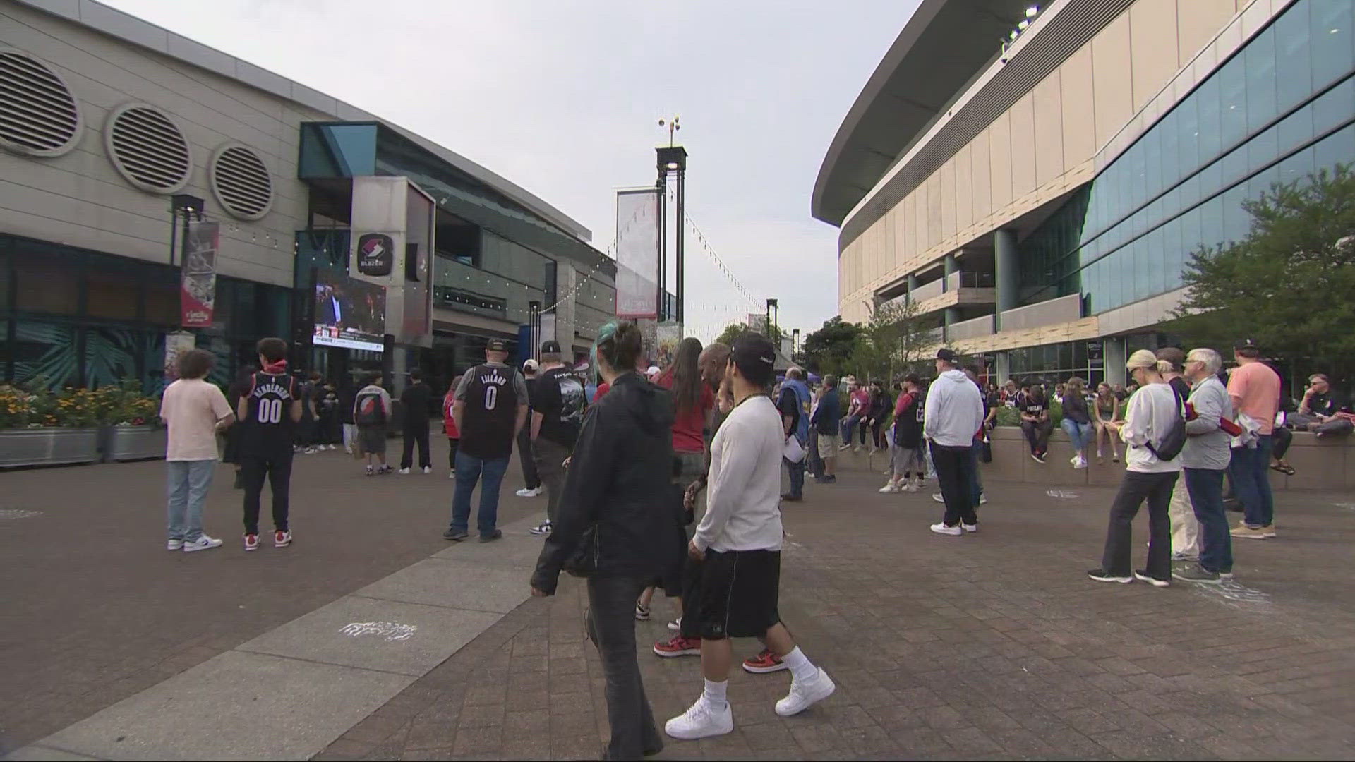 Portland Trail Blazers host draft block party at Rose Quarter Commons ...