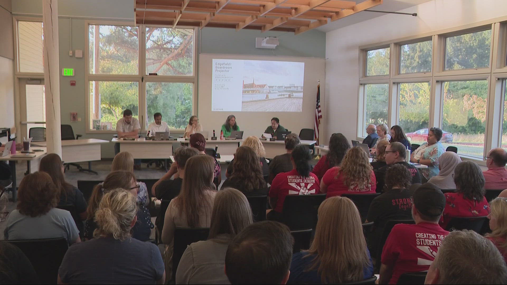 Budget cuts and layoffs spark heated protests at Reynolds School ...