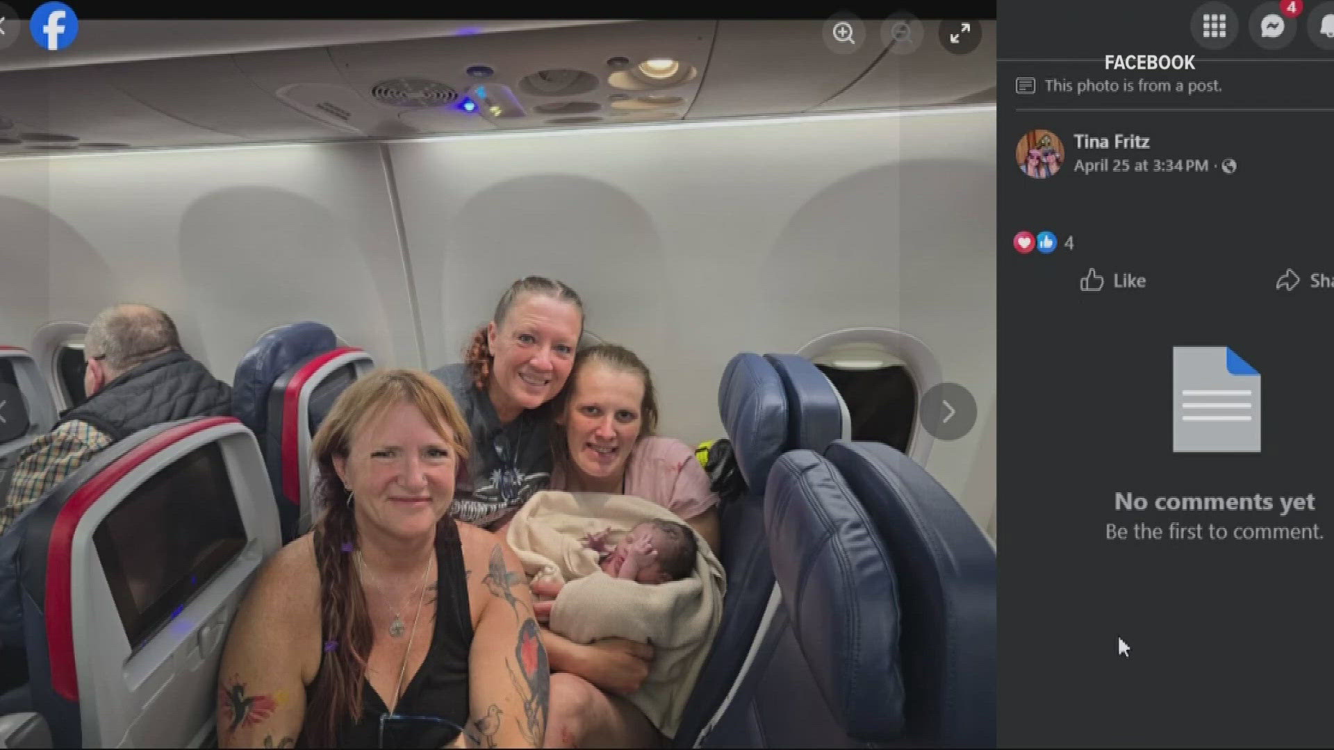 Baby born on Delta flight before emergency landing in Portland | kgw.com