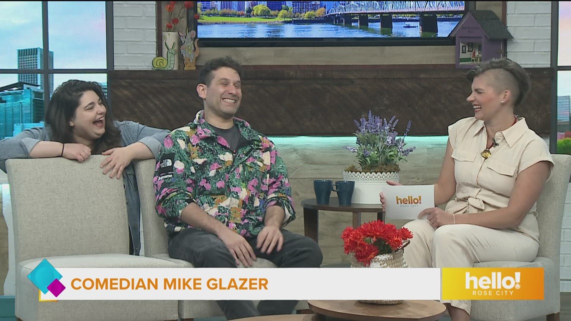 Comedian Mike Glazer...with a surprise visit from Carmen Morales! | kgw.com