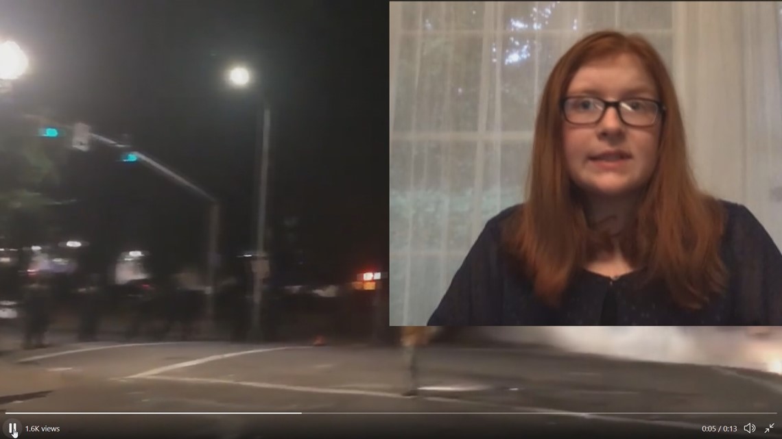 Salem student journalist covers Portland protests | kgw.com