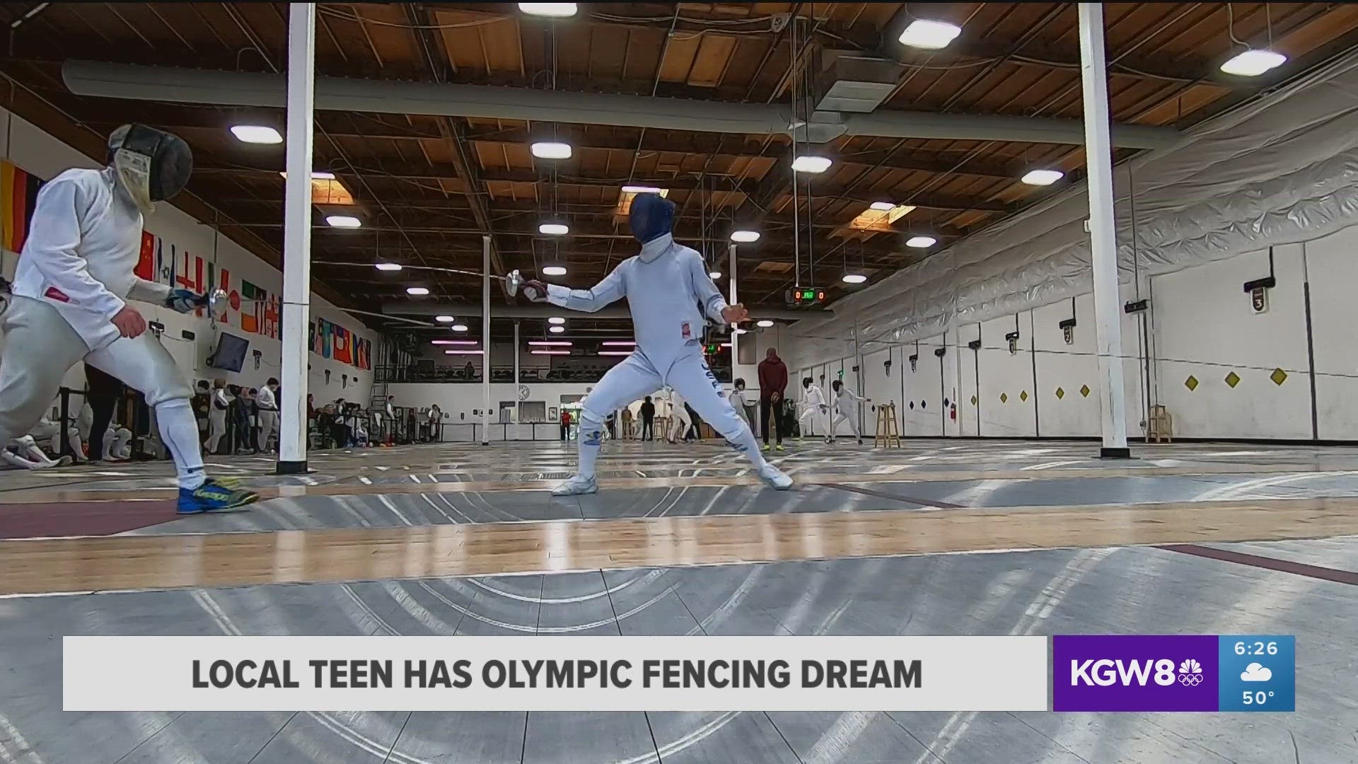 Oregon teen fencer represents Team USA at Junior World Cup event | kgw.com