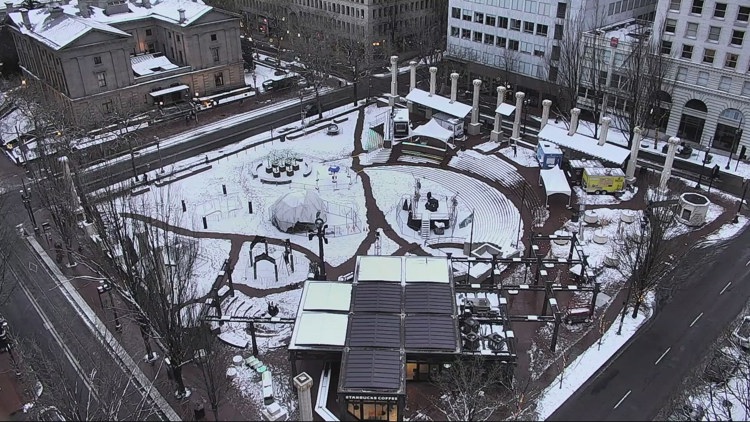 Here's how much snow Portland got during Thursday and Friday's winter ...