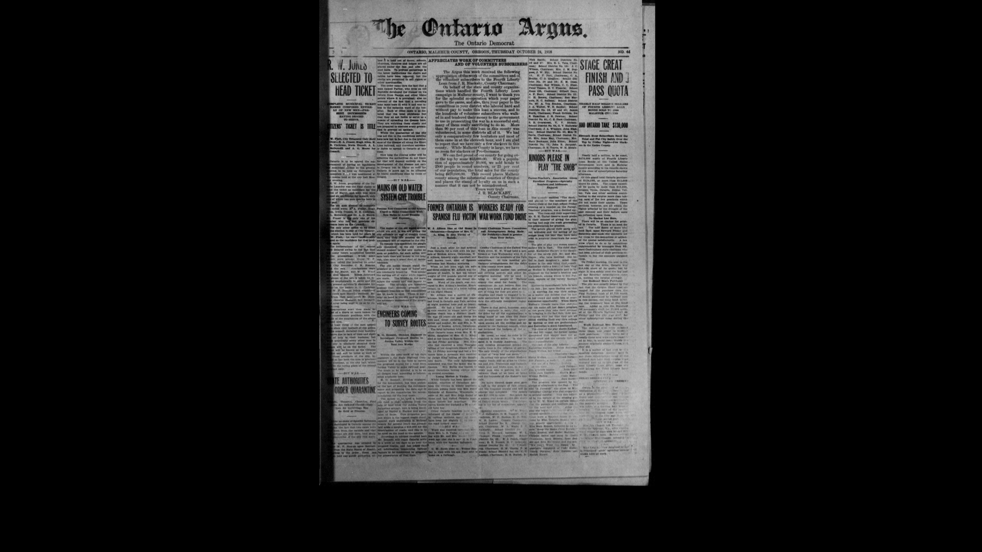 Photos from 1918's Spanish Flu and WWI | kgw.com