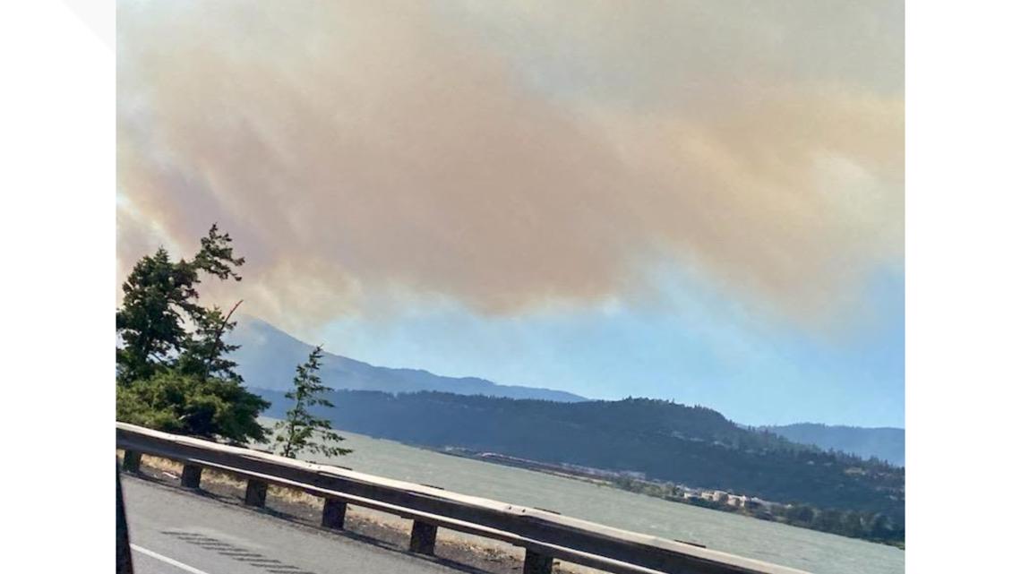 Tunnel 5 Fire grows to 533 acres in Skamania County, Wash. | kgw.com