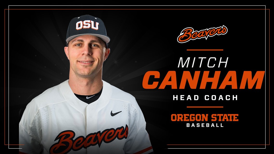 Oregon State hires Mitch Canham, former Beavers catcher, as baseball ...