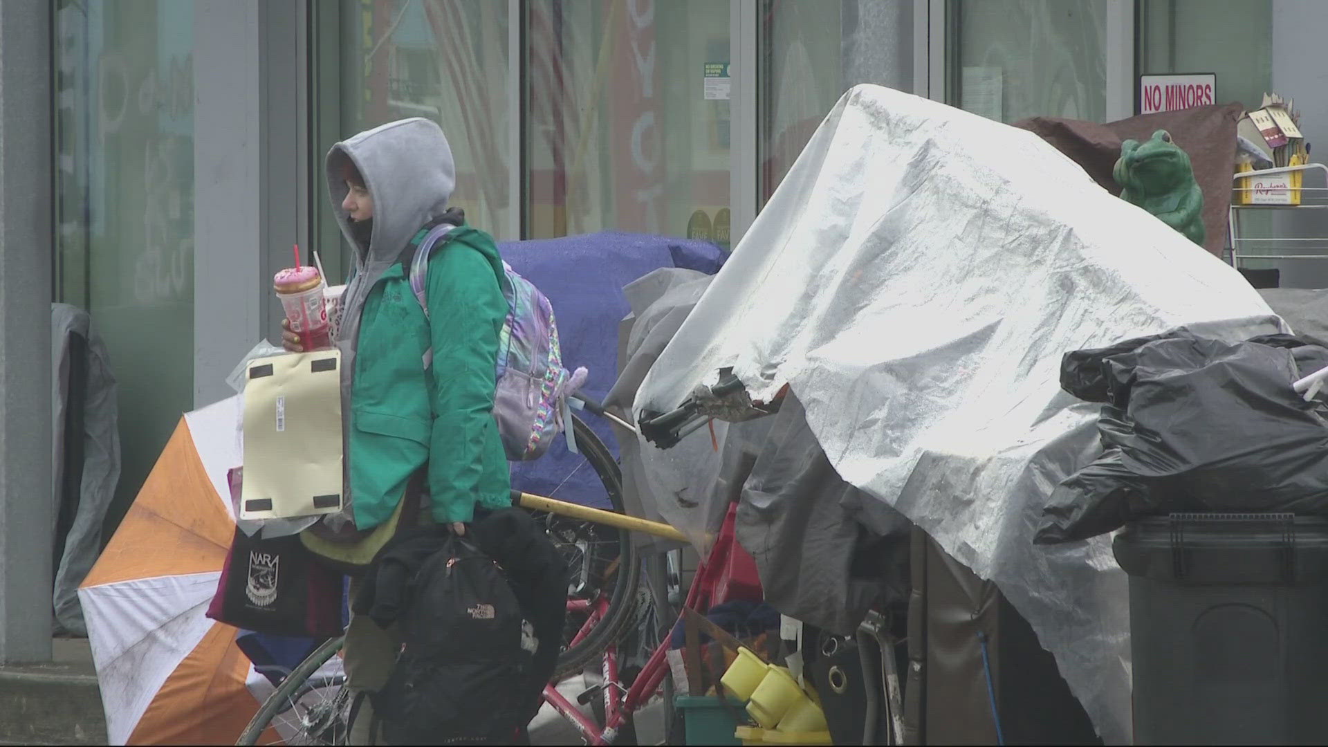 Homeless camp moves into abandoned Southeast Portland brewery | kgw.com