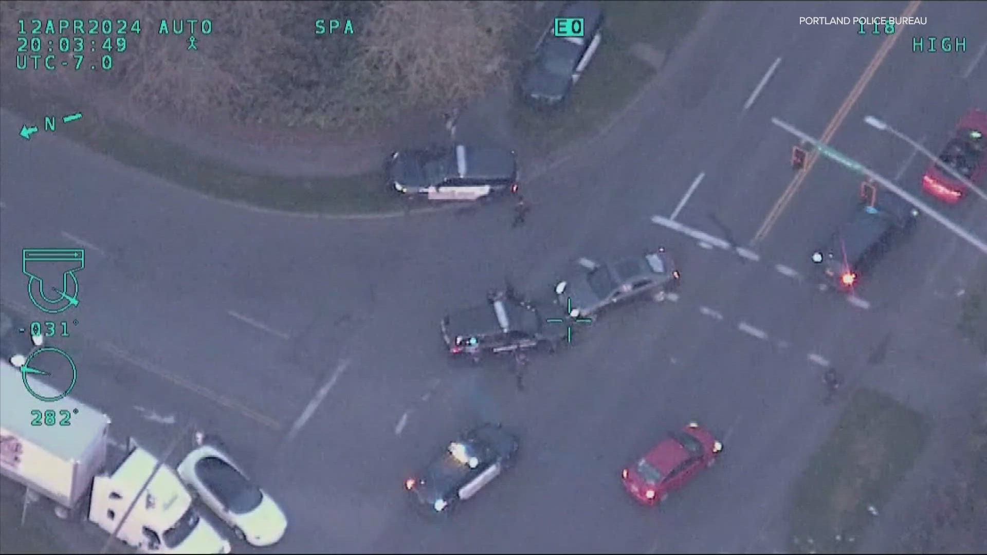 Northwest Portland street takeover ends with 1 arrested | kgw.com