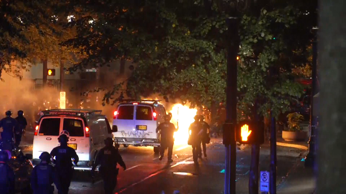 Man sentenced to 10 years in prison in 2020 Portland protests | kgw.com