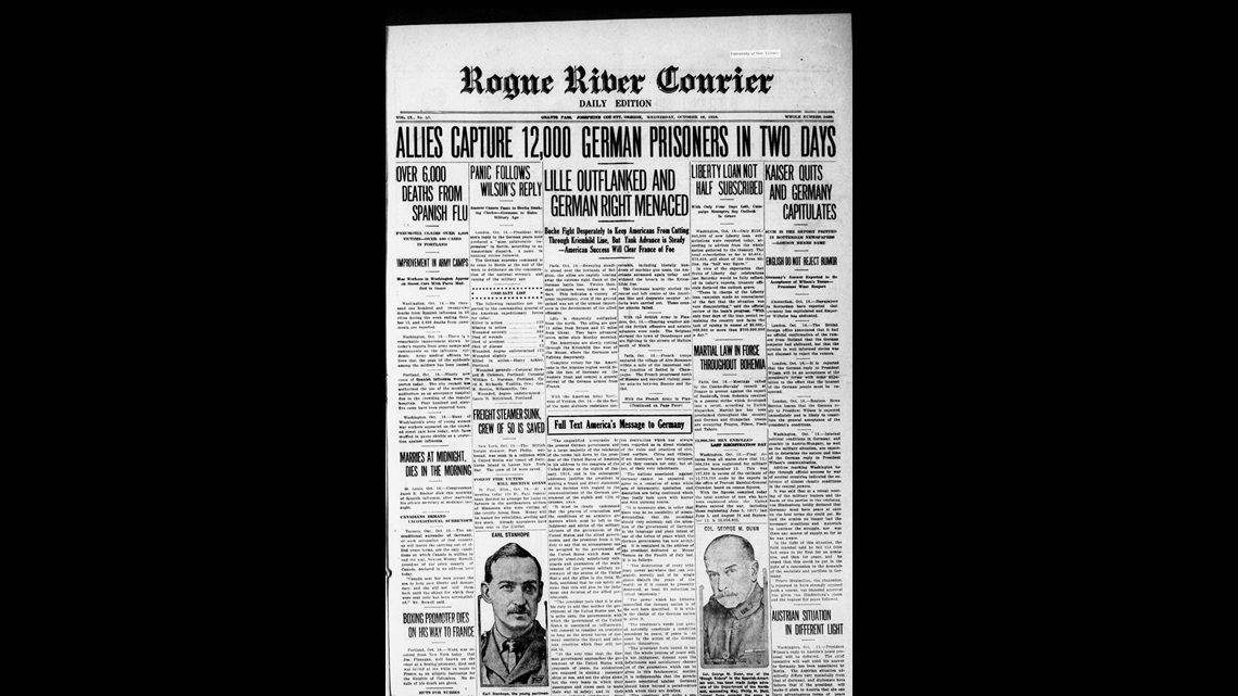 Photos from 1918's Spanish Flu and WWI | kgw.com