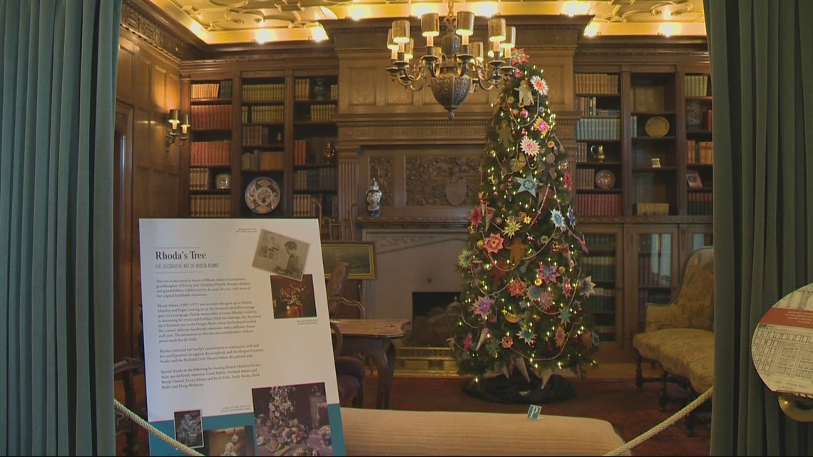 Experience the magic of Pittock Mansion's holiday display | kgw.com