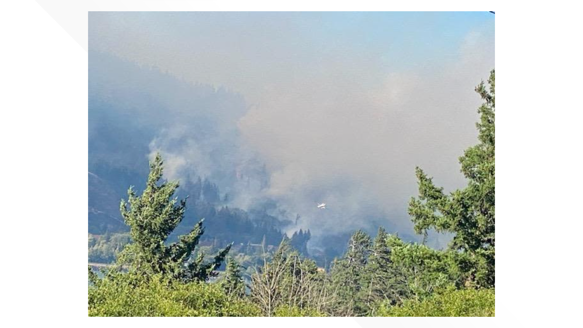 Tunnel 5 Fire grows to 533 acres in Skamania County, Wash. | kgw.com