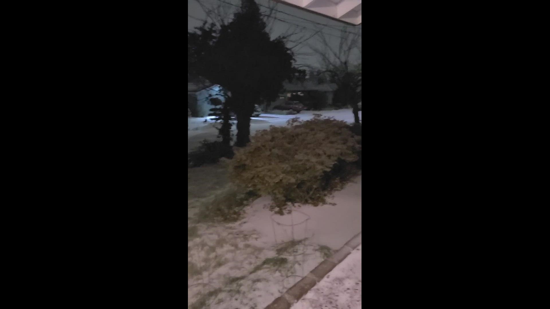 Freezing Rain Near NE Portland Cully Oregon | kgw.com