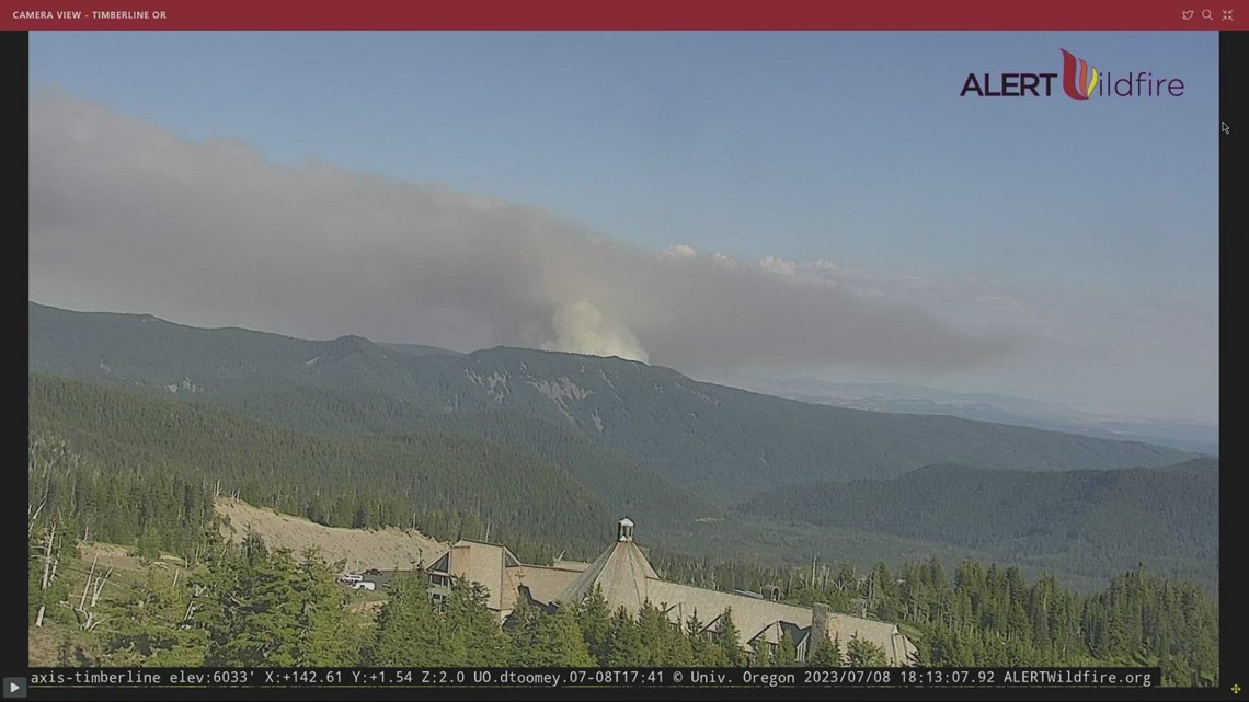 Wildfire near Mount Hood prompts evacuation orders for multiple campgrounds | kgw.com
