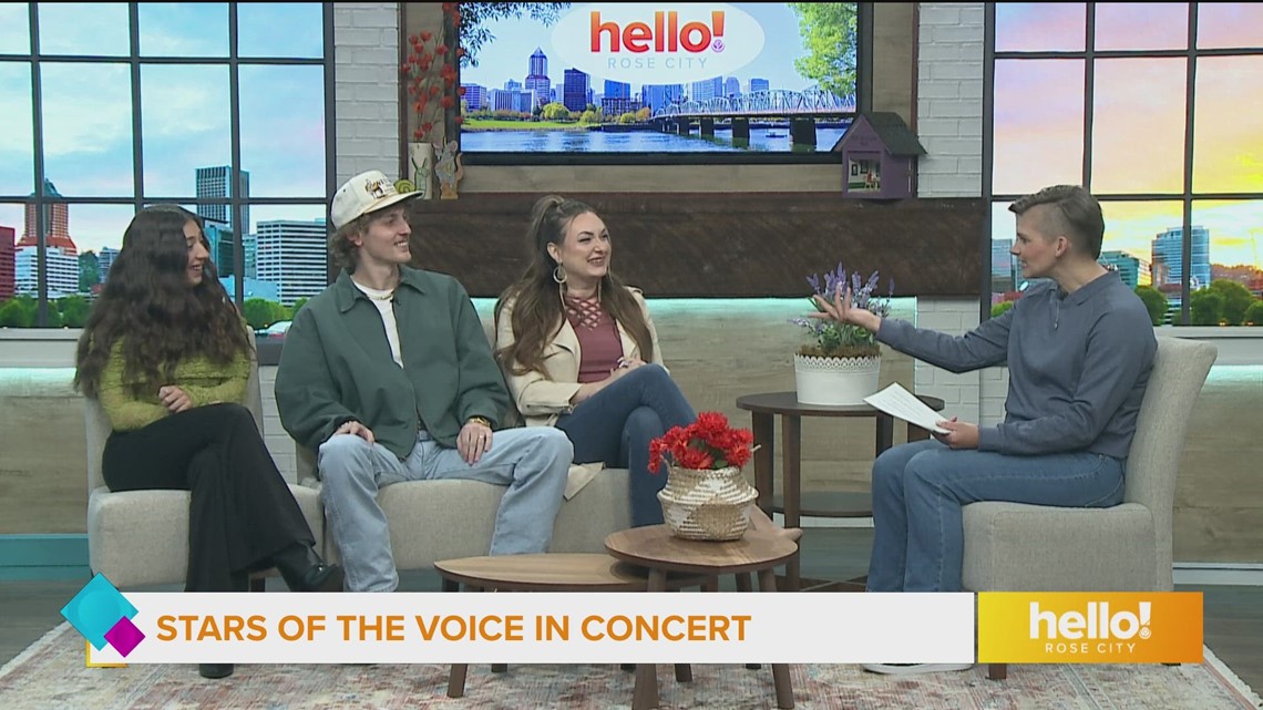 The Voice contestants Jacquie Roar, Bias, & Nini Iris perform in Oregon ...