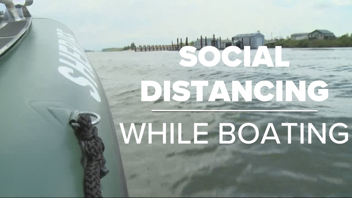 People practice social distancing by boating | kgw.com