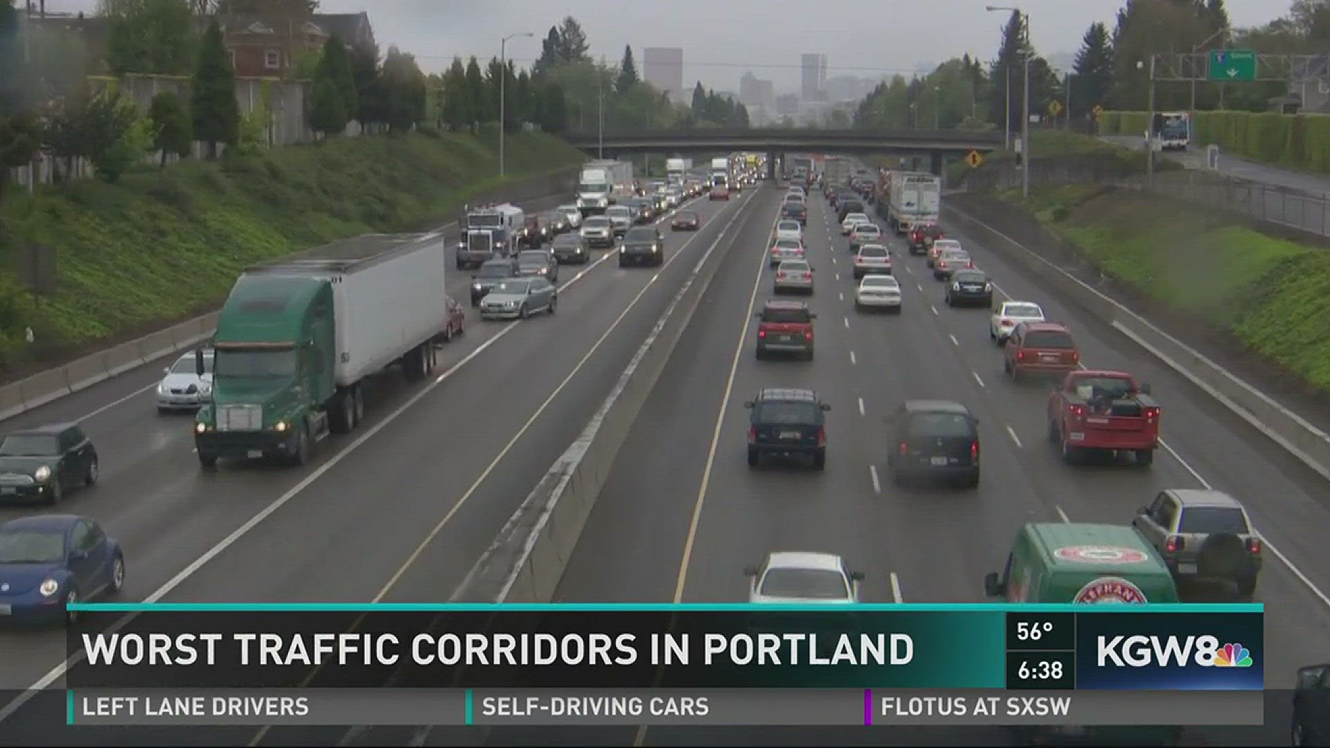 What's the most congested traffic corridor in Portland? | kgw.com