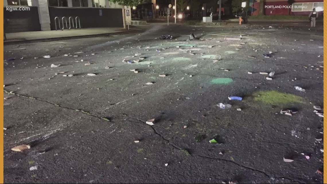 Weekend of riots in Portland as crowds clash with police | kgw.com