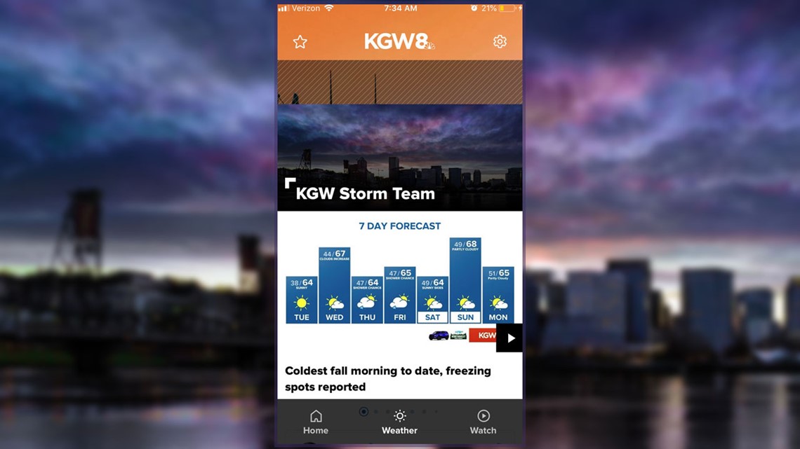 Portland weather alerts at your fingertips | kgw.com