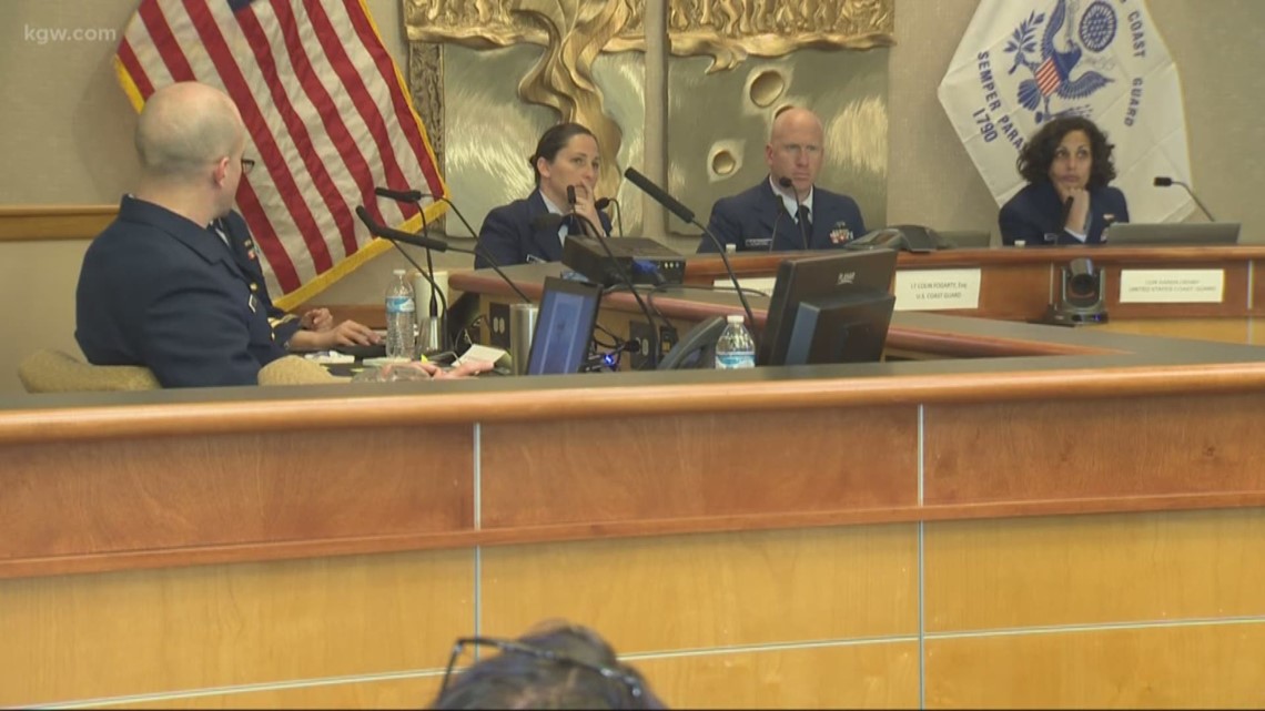Coast Guard public hearing on capsizing of Newport crab boat Mary B II ...