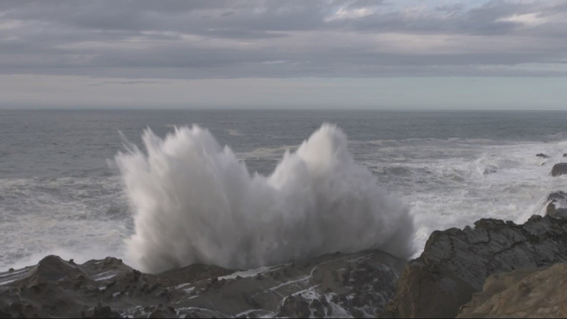 Oregon coast winter storm watching | kgw.com