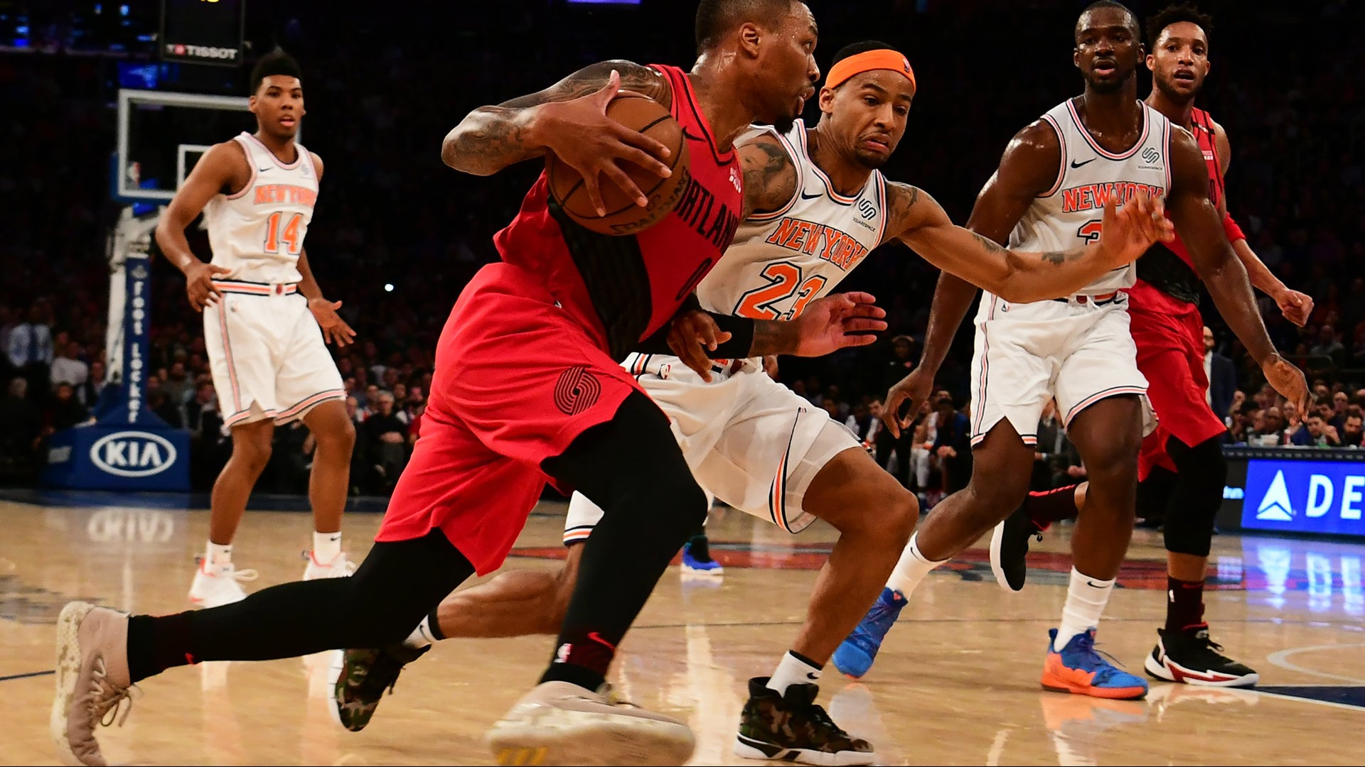 Damian Lillard's 5th signature shoe, the Dame 5, now available | kgw.com