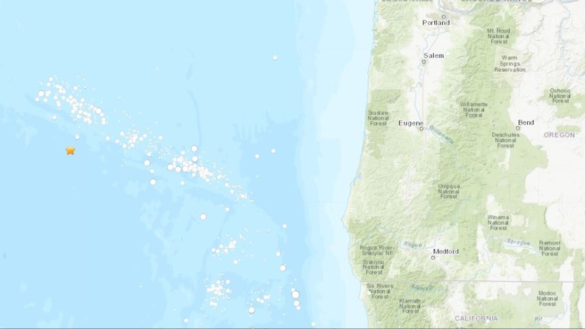 Two small earthquakes hit off Oregon Coast | kgw.com