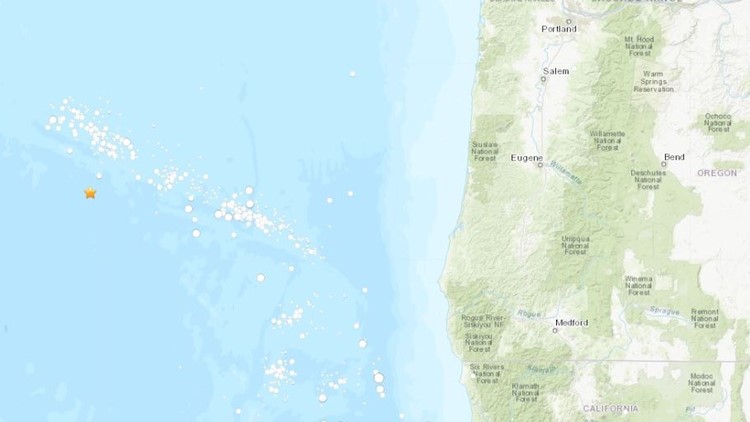 Two small earthquakes hit off Oregon Coast | kgw.com