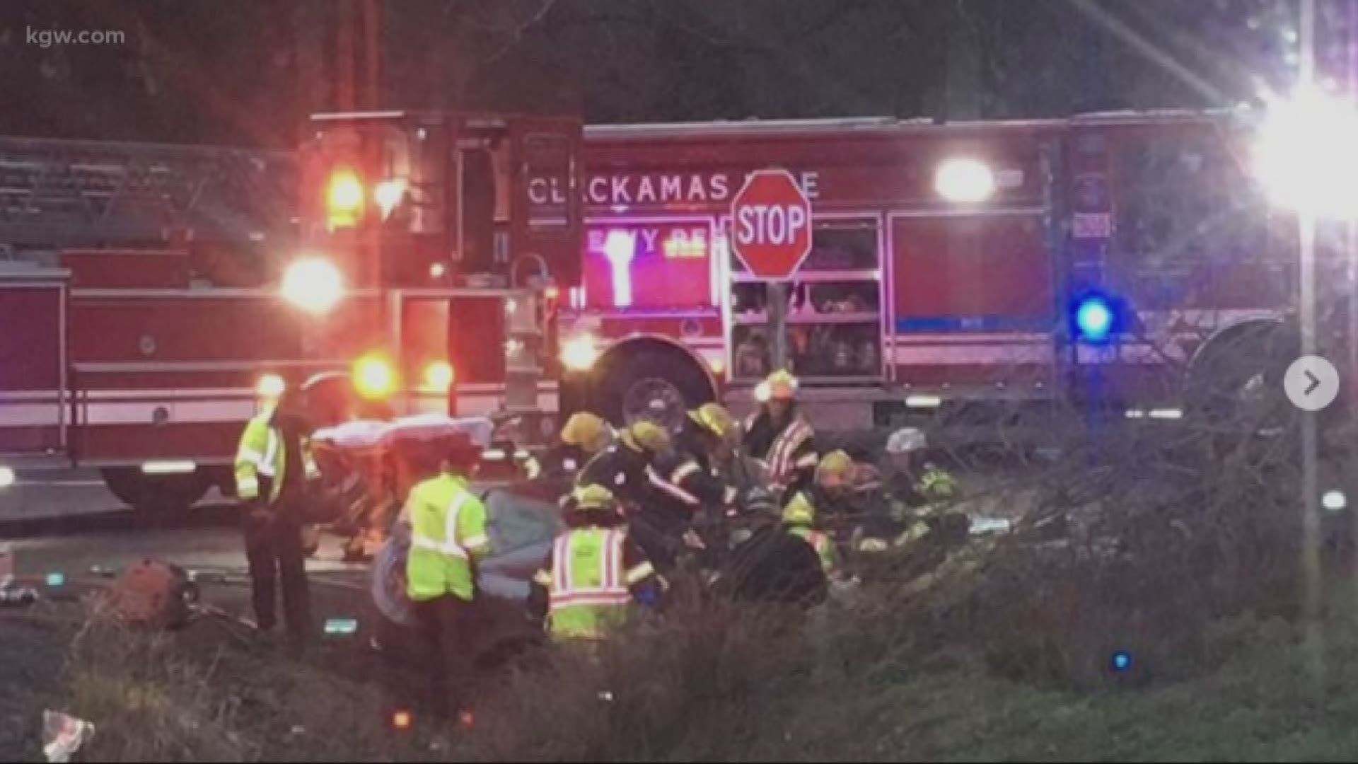 Crash closes Hwy 26 in both directions; 1 person Life Flighted | kgw.com