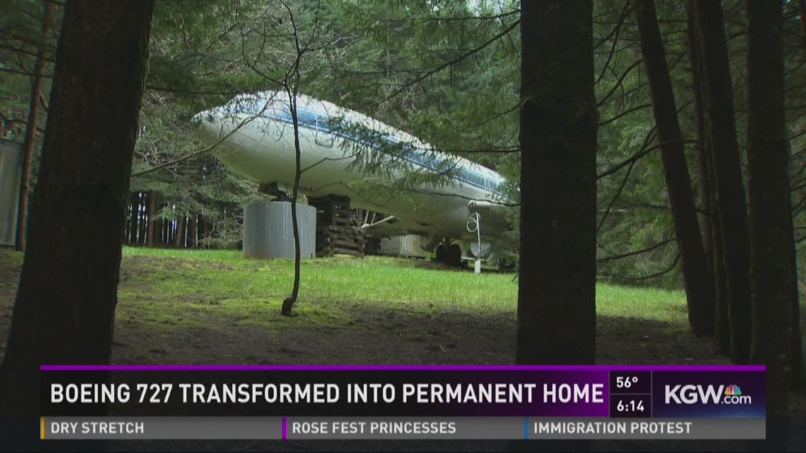 Boeing 727 transformed into permanent home | kgw.com
