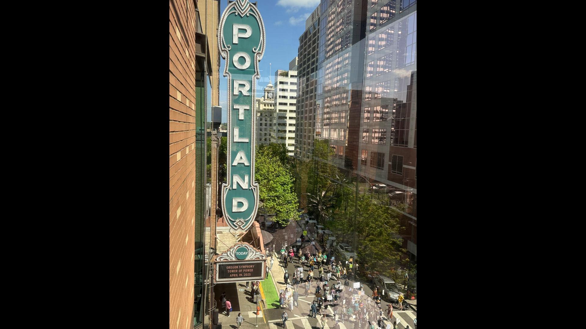 Anti-Trump rally in downtown Portland | kgw.com